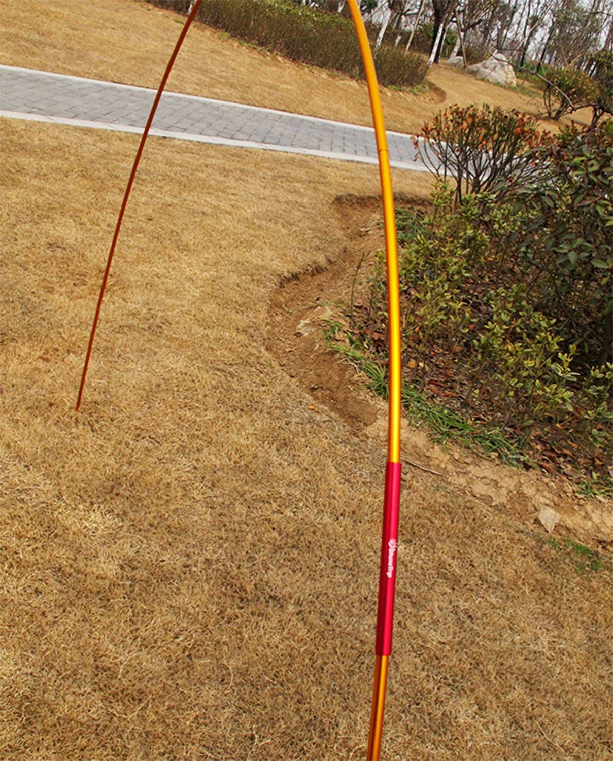 Keep Outdoor 6Pcs Replacement Tent Pole Repair Splint Tube Kit for Diameter 7.9-8.5mm (Red-6 Pack)