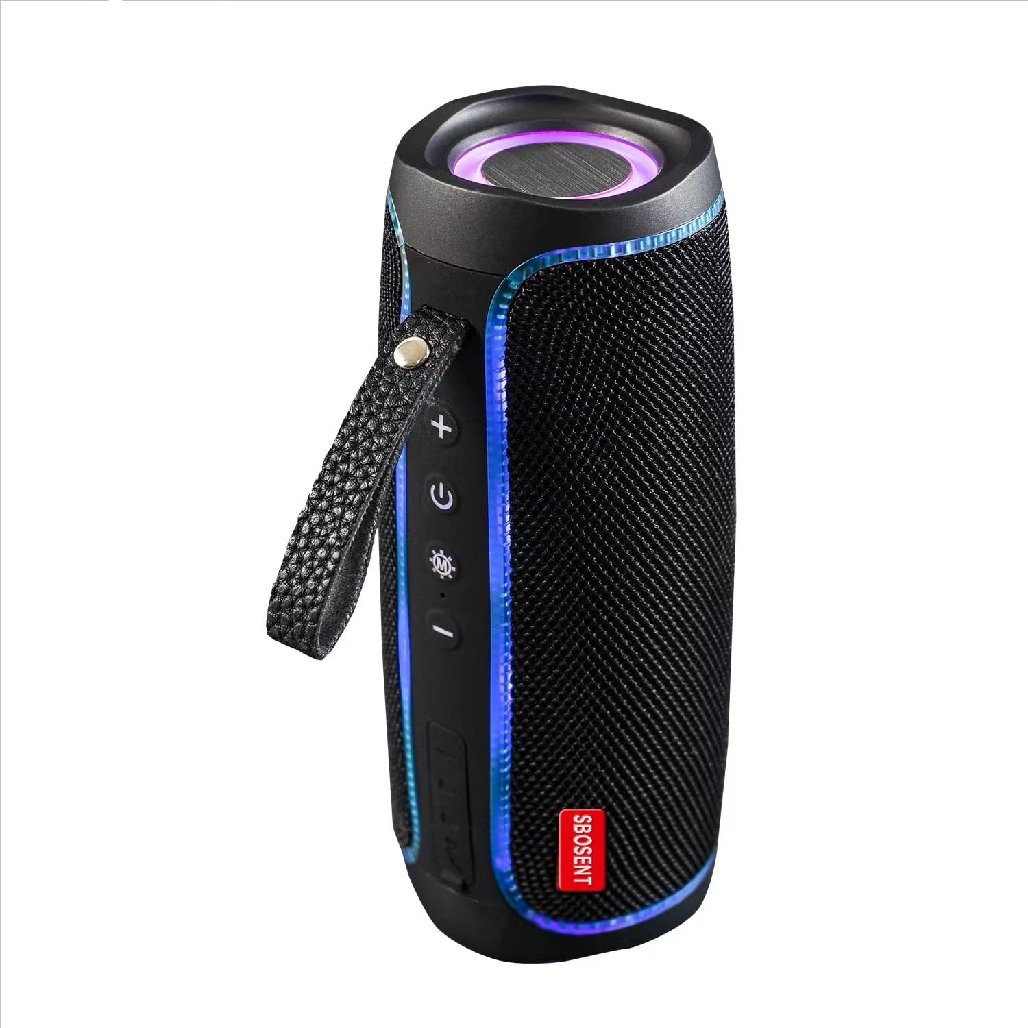 SBOSENT Bluetooth Portable Speaker, Wireless Bluetooth Speakers V5.1USB Card, Micro SD Card and FM Radio, Wireless Speakers with Bluetooth for Outdoor, Indoor, Travel, Beach, Camping (Black)