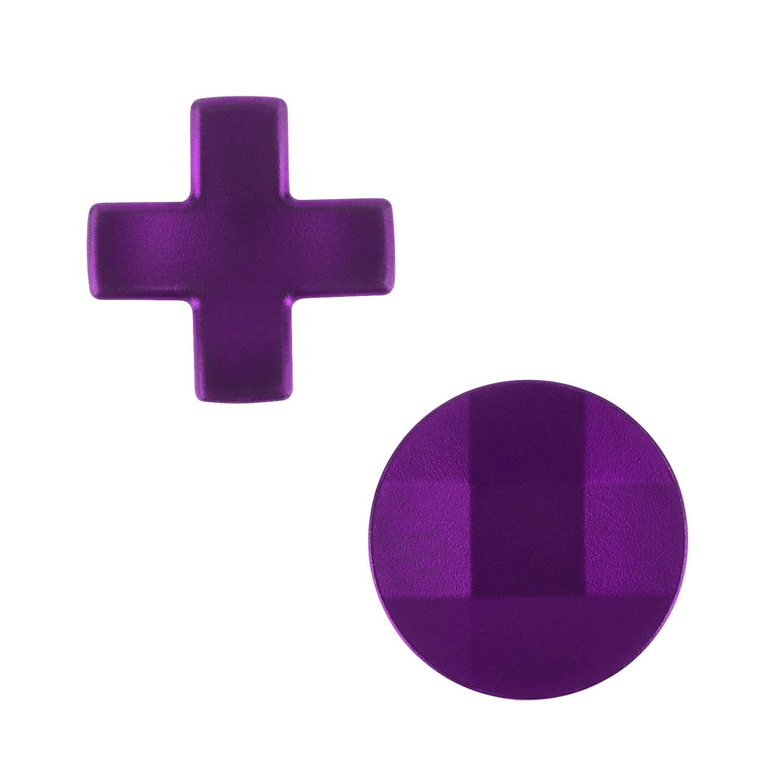 Paddles and D-Pads for Xbox Elite Controller, Metal Stainless Steel Replacement Part for Xbox One Elite Controller Series 2(Purple)