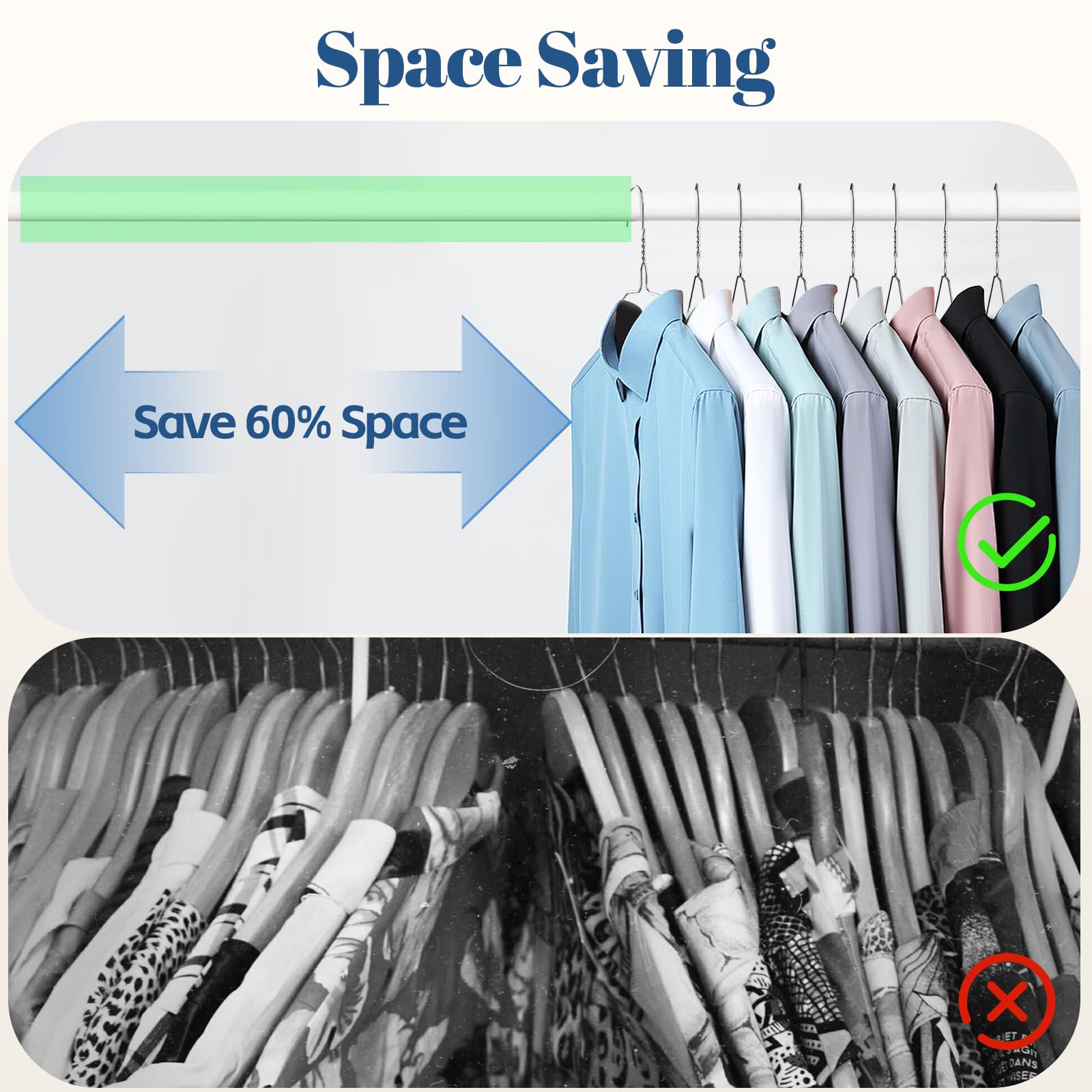 SPECILITE 18'' Wire Hangers 100 Pack, Metal Wire Clothes Hanger Bulk for Coats, Space Saving Metal Hangers Non Slip 12 Gauge Ultra Thin for Standard Size Suits, Shirts, Pants, Skirts-Silver