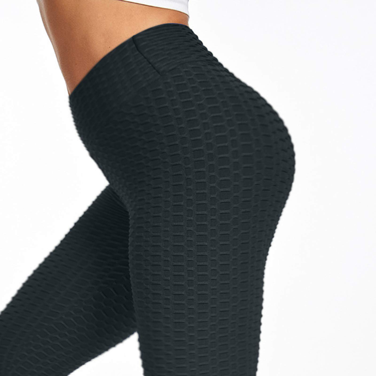 NLOMOCT Black Leggings Women, Butt Lifting Workout Leggings for Women, Scrunch Butt Gym Seamless Booty Tight