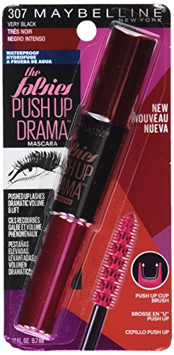 Maybelline The Falsies Push Up Drama Waterproof Mascara, Very Black, 0.32 fl. oz.