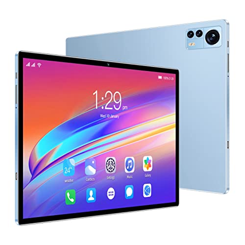 Rosvola Tablet PC, HD Tablet for Android 11 4G Network Calling 100‑240V Dual Speakers for Students (Blue)