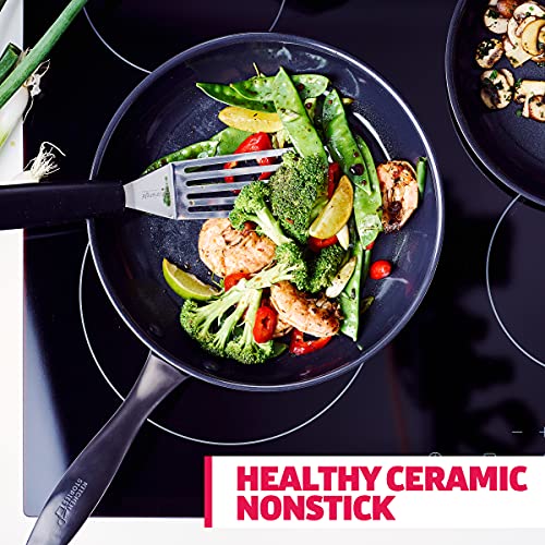 Kitchen Stories by GreenPan Healthy Ceramic Nonstick Stainless Steel Frying Pan, 8"