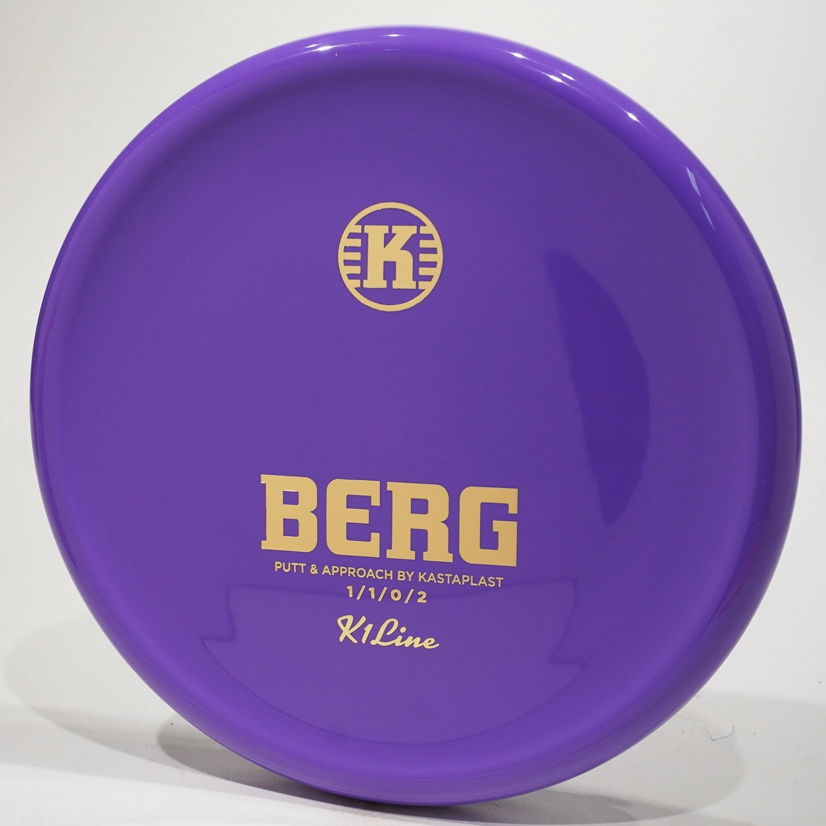 Kastaplast Berg (K1) Putter Golf Disc, Pick Weight/Color [Stamp & Exact Color May Vary] Purple 170-172 Grams