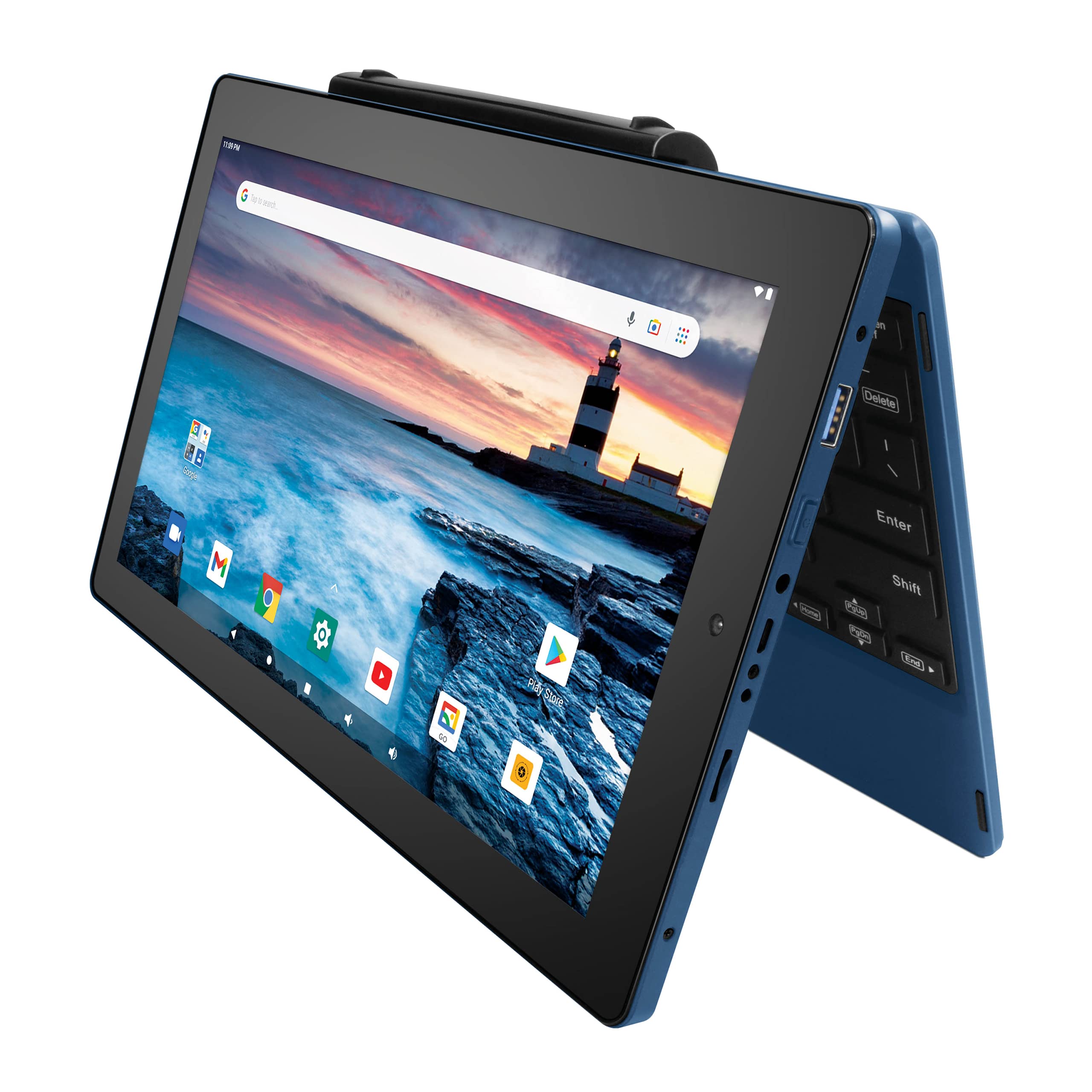 RCA Premier 11.6" Delta Pro 2 Android 10 Tablet with Keyboard (Navy Blue) (Renewed)