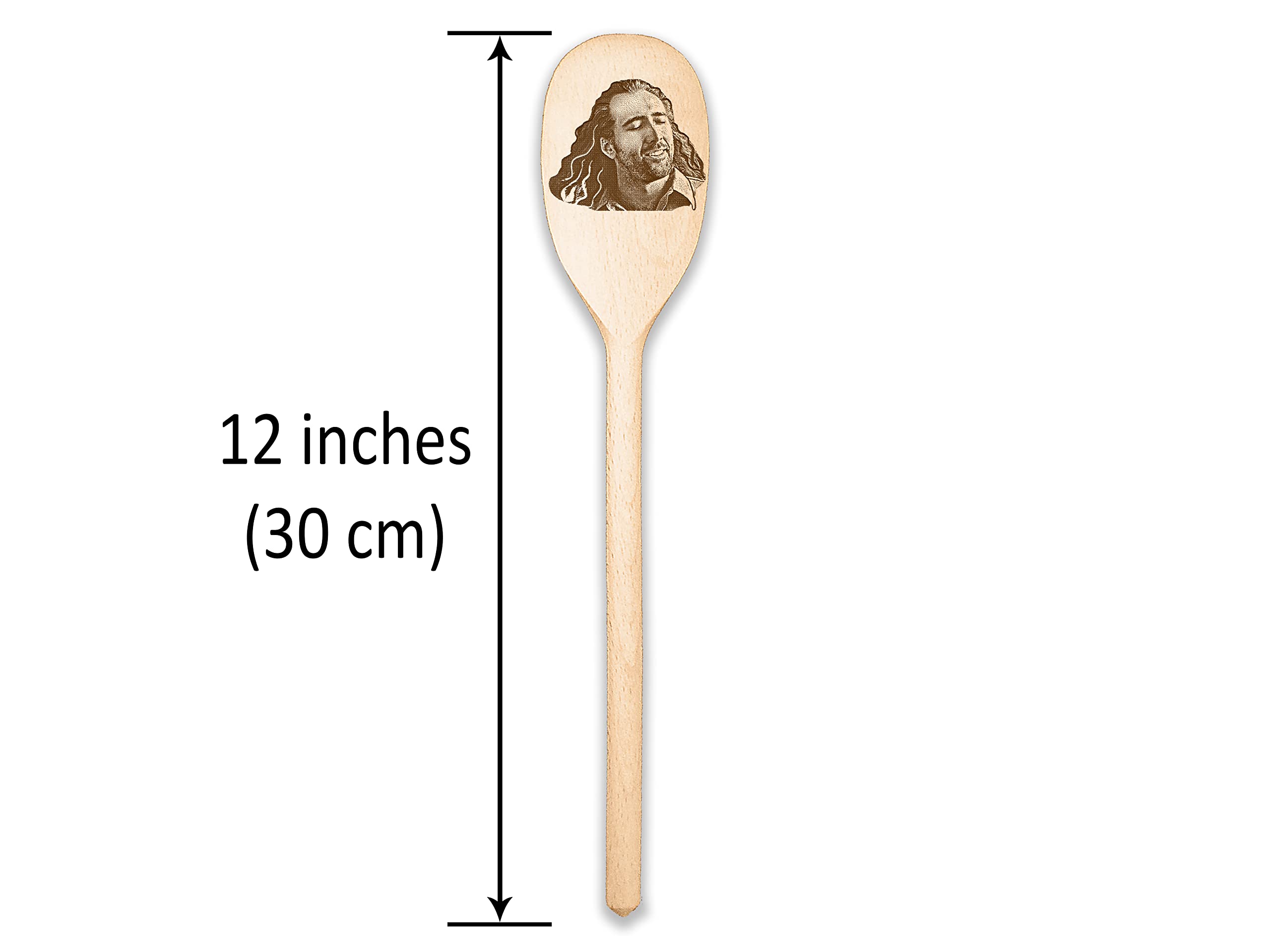 Nicolas Cage Face On Wooden Spoon Funny Nic Cage On Things Nicolas Cage Fan Gifts For Birthday Housewarming Gift Meme Gift Chef Cook