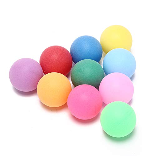 KENTLI 60Pcs/Pack Yellow Professional Training Ping Pong Balls 40mm 2.4g Entertainment Table Tennis Balls Mixed Colors for Game Gift Advertising (White)
