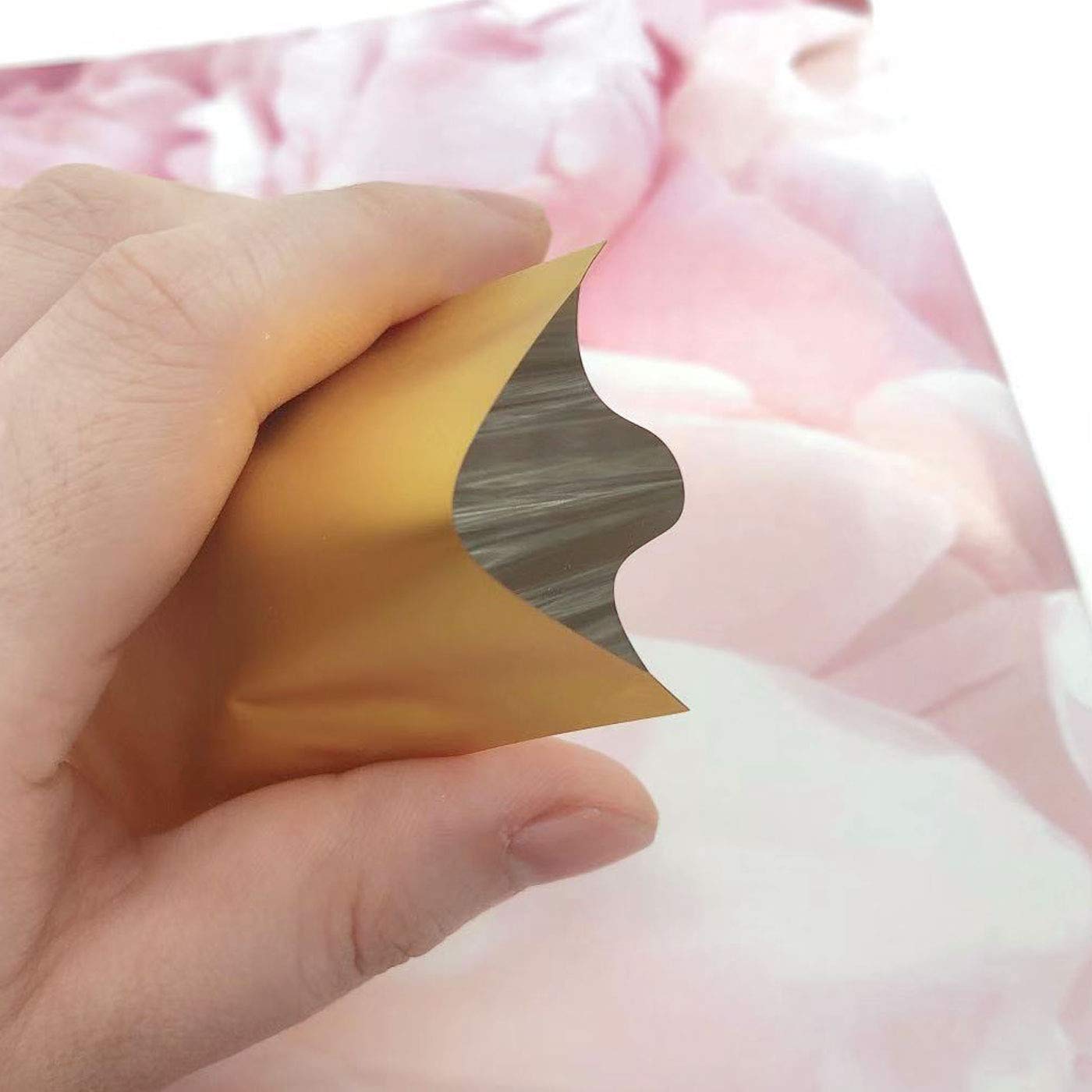 Markeny 200pcs Matte Sample Pack Flat Open Top Resealable Tear Notch Aluminum Foil Mylar Bags (2.4 x 3.5", Double-Sided Glossy)