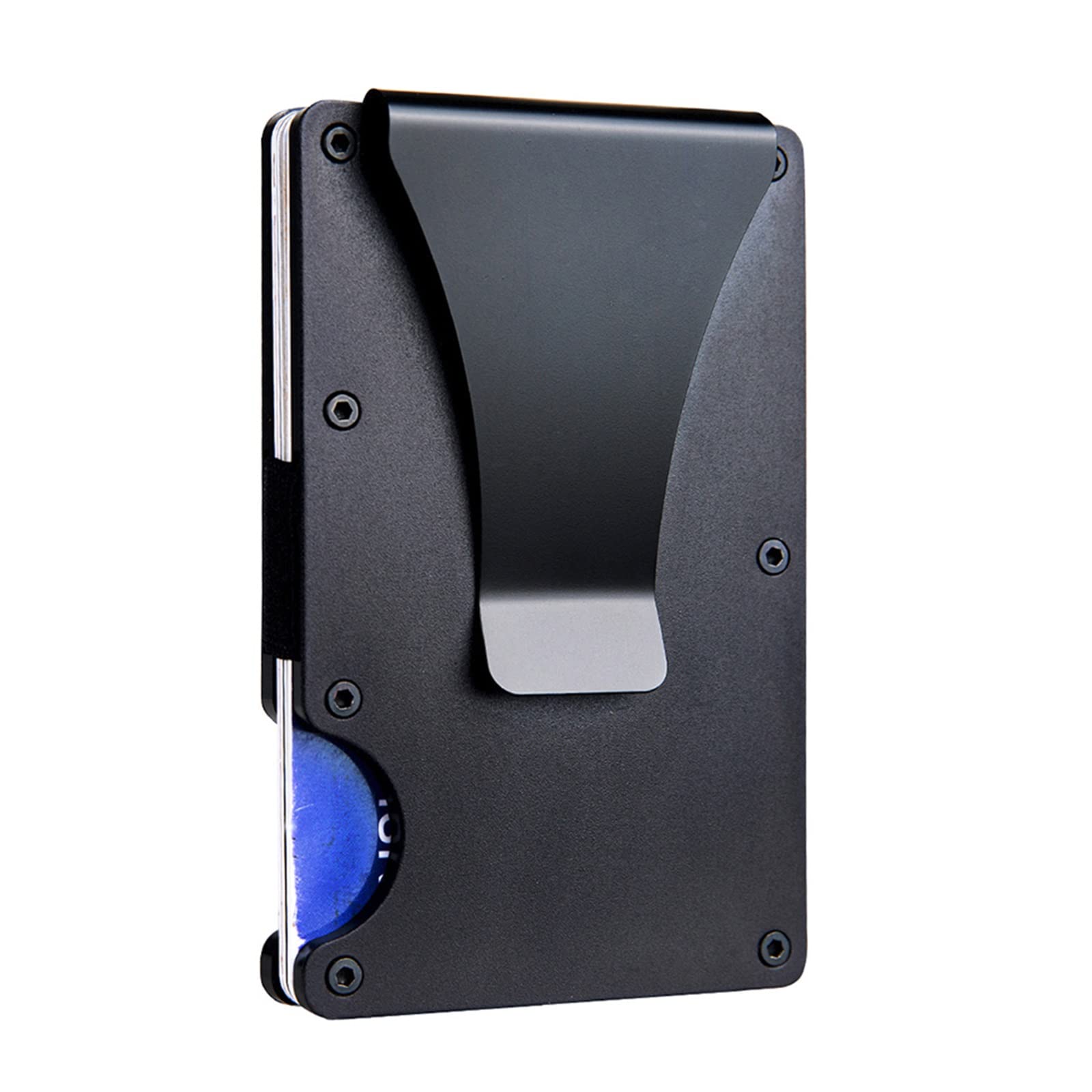 neovoc Minimalist Wallets For Men - Metal wallet - card holder wallet - RFID Blocking Front Pocket Credit Card Holder- Small Mens Wallets