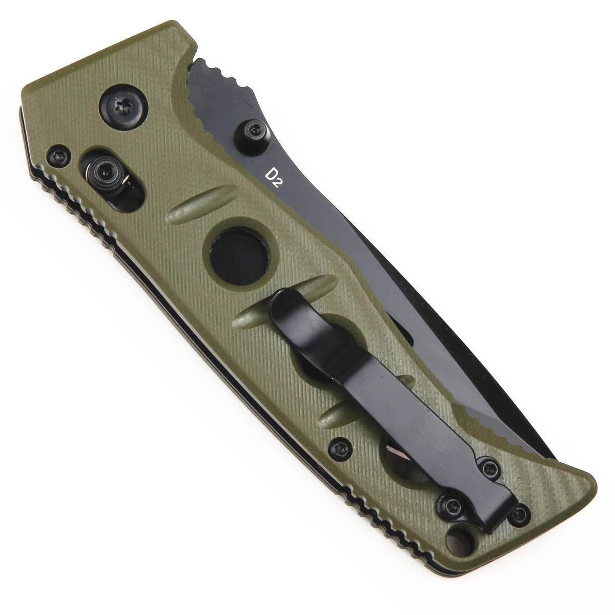 MNB Pocket folding knife hunting tactical knife G10 handle D2 steel blade EDC tool man's gift
