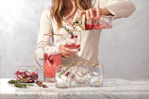 Lenox 886861 Holiday Gold 4-Piece Double Old Fashioned Set
