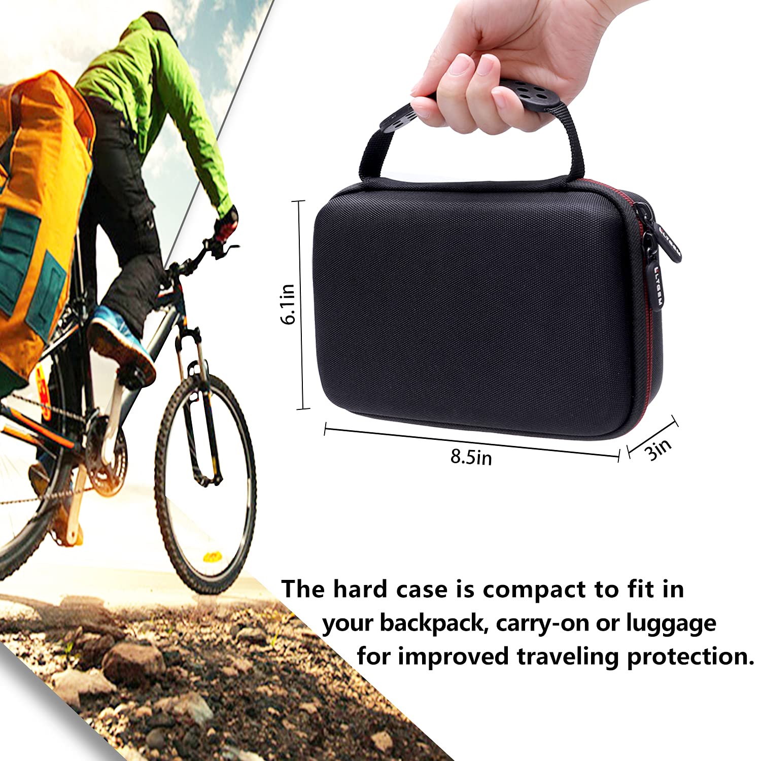 LTGEM Hard Case for Rode Wireless GO II 2 / ME/GO Dual Channel Wireless System with Built-in Microphones