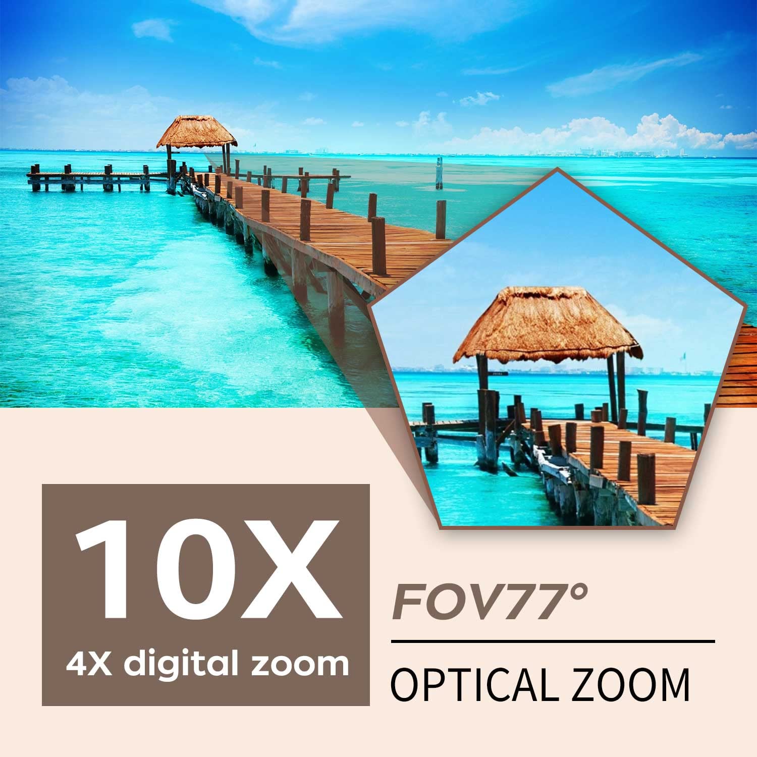 Runpu 10x Optical Zoom PTZ Camera USB Live Streaming Camera Full HD 1080p Video Conference Room Camera, PTZ Webcam for Church, Broadcast,Workshop Service,Zoom Meeting and On-line Education