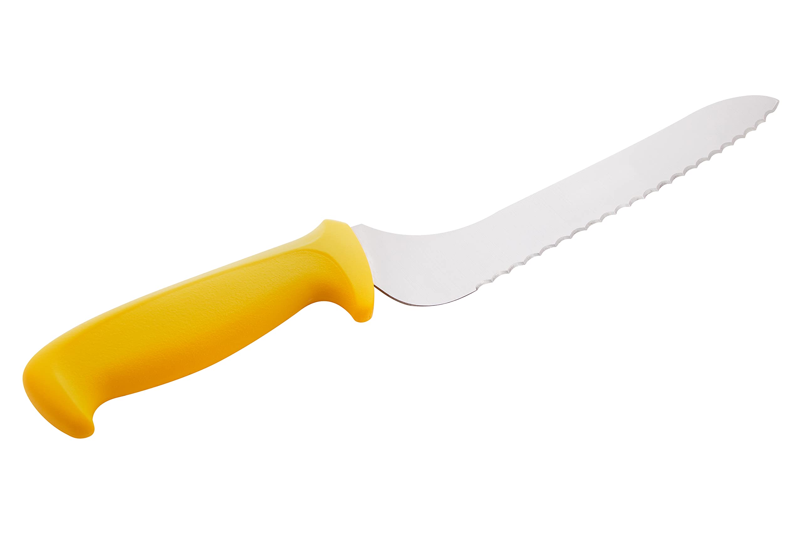 Mundial Y5620-9E 9-Inch Offset Serrated Edge Sandwich Knife, Yellow