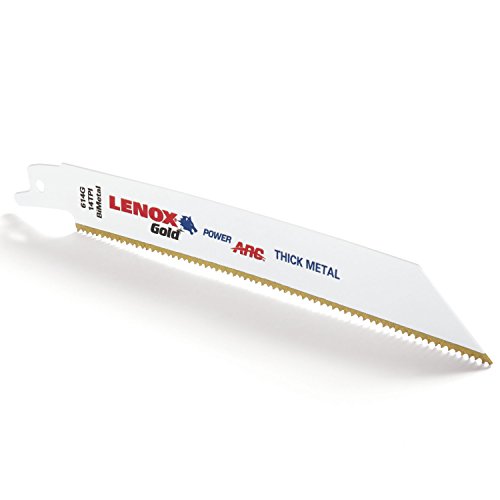 LENOX Tools Reciprocating Saw Blades, Metal Cutting, 6-Inch, 14 TPI, 5-Pack (21067614GR)