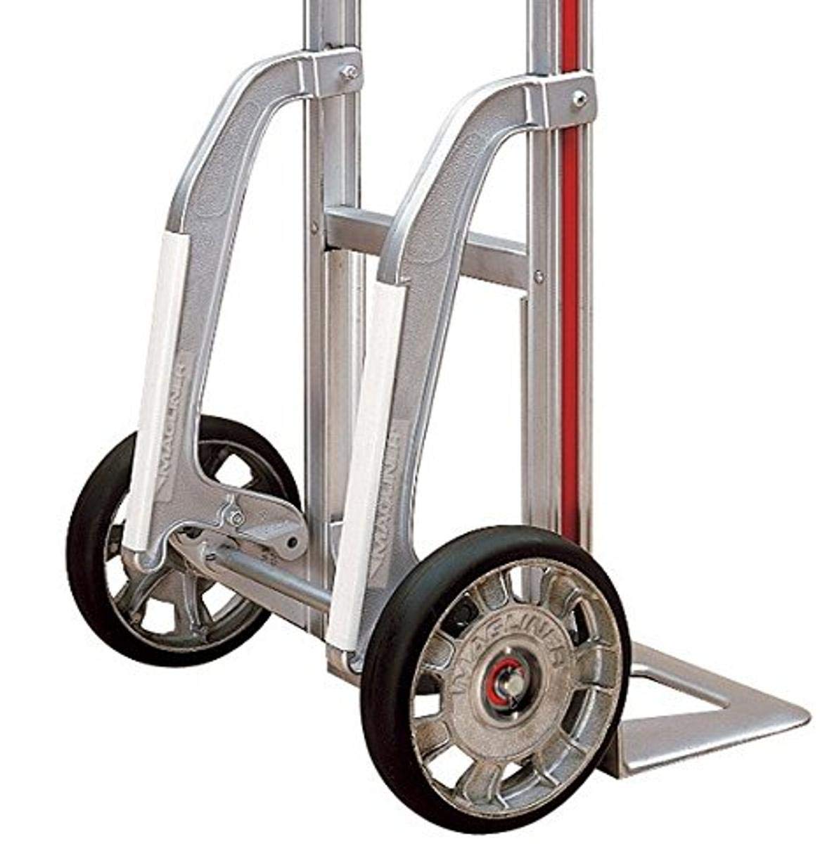 Magline HMK116UA4 Aluminum Hand Truck, Flared Double Pistol Grip Handle, Pneumatic Wheels, 500lbs Capacity & 86006 C5 Stair Climber Kit for Standard Hand Truck'