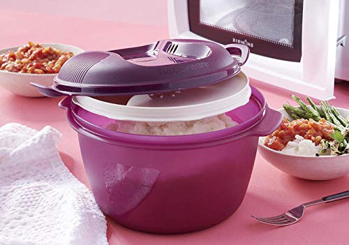 MICROWAVE Rice Maker Cooker Steamer, Pink