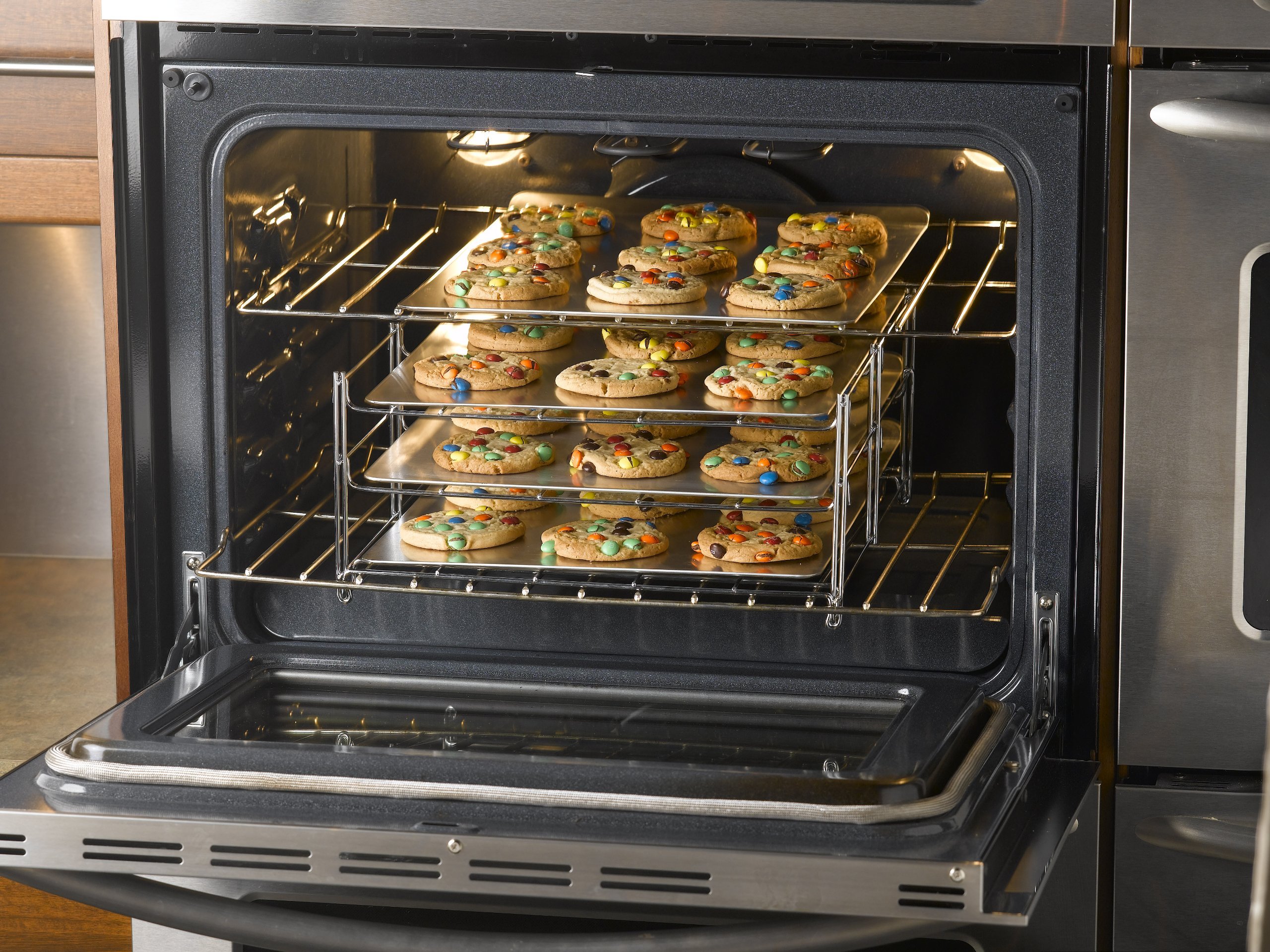 Nifty 3-in-1 Baking Rack β Nickel Chrome Plating, Cooling & Baking Rack, Multipurpose Kitchen Accessory, Folds Flat for Easy Storage, Use for Cookies, Pizzas, Baked Goods