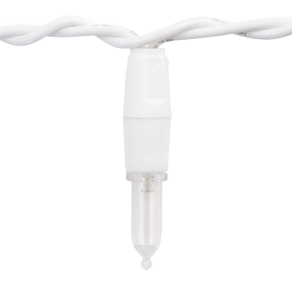 Home Accents Ultra-Bright 200 Mini Continuous On Heavy Duty LED Icicles (Warm White)
