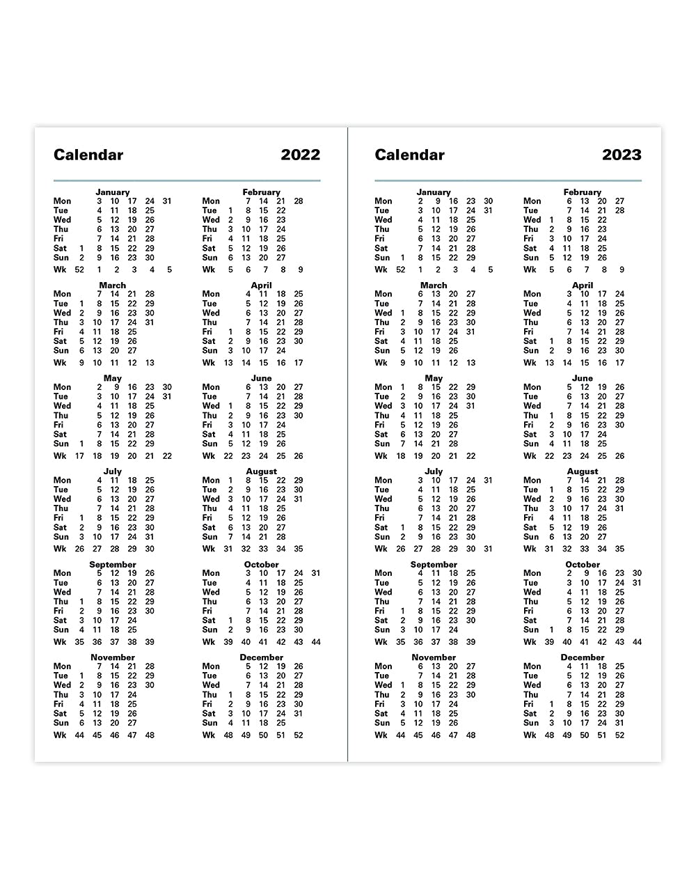 Letts of London Slim Week to View with appointments 2022 Diary - Black, (22-081235)