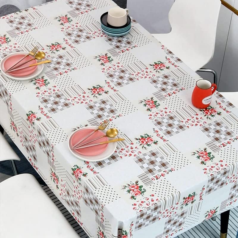 NUER Modern Style Printing Tablecloth Rectangular Table Cover Printing Rectangular Dining Tables Tablecloths Wedding Decoration A6 140x210cm