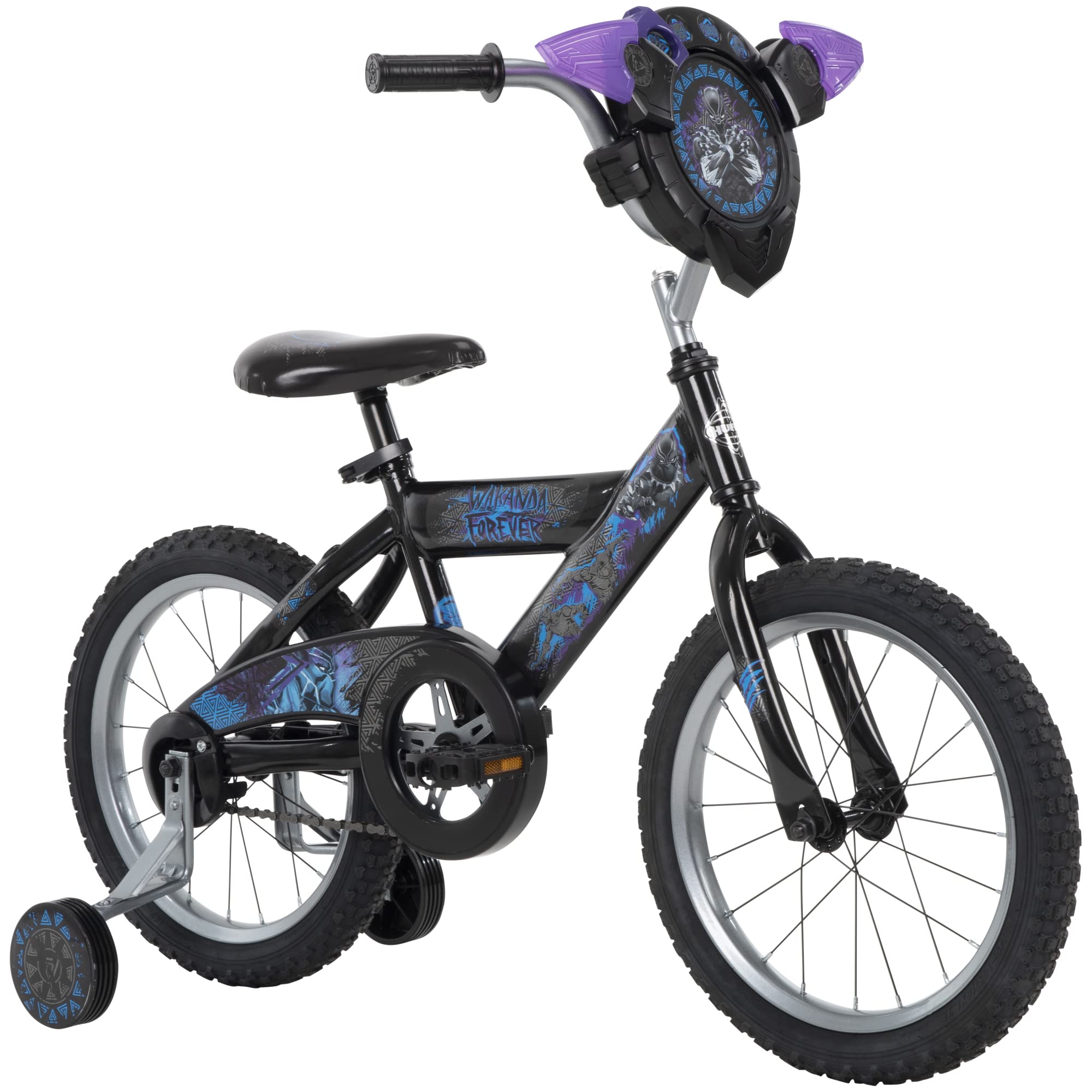 Huffy Marvel Spider-Man 12” Kid’s Bike with Training Wheels, Quick Connect Assembly, Red