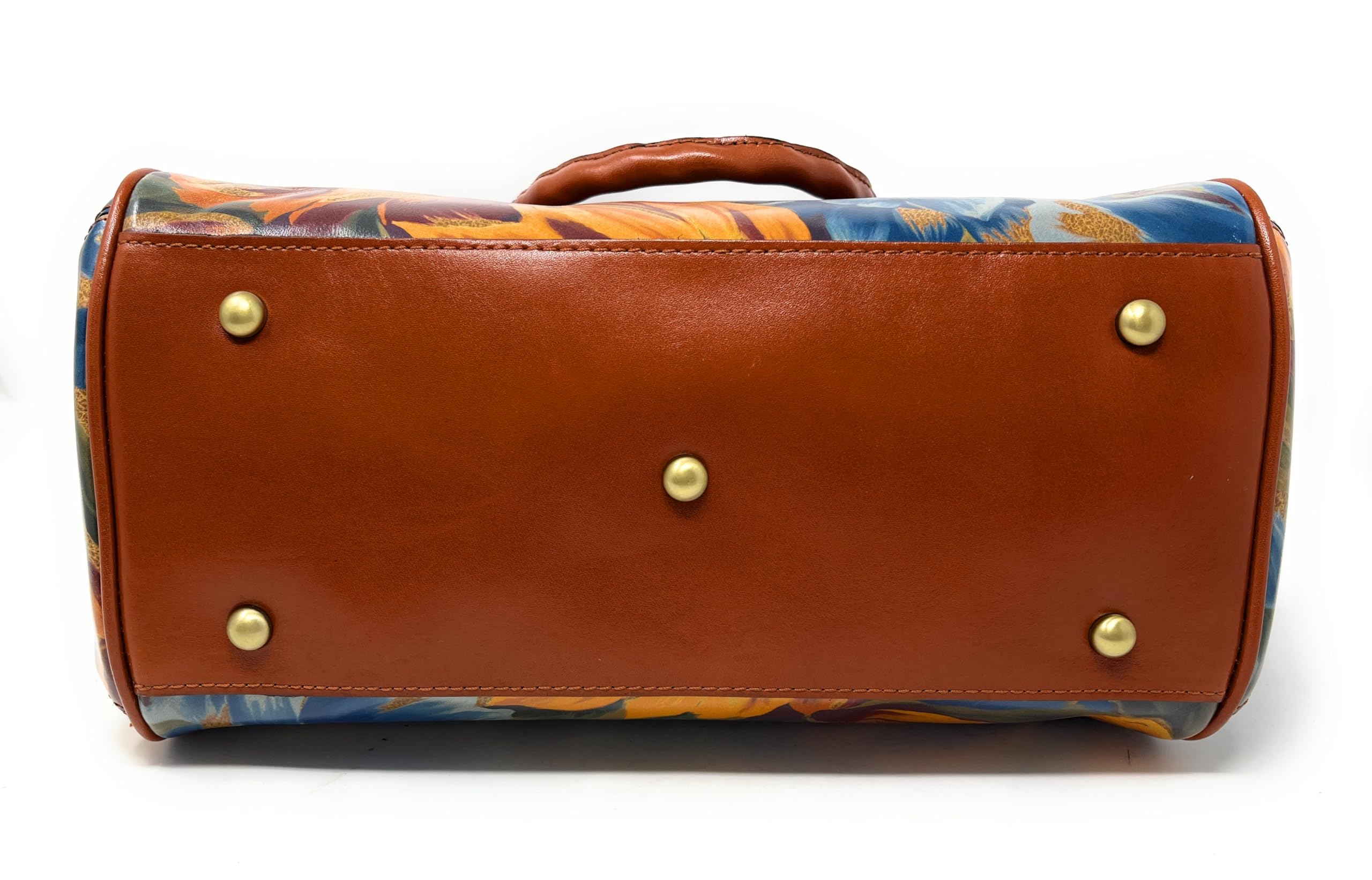 Patricia Nash Skye Leather Satchel - Stone Rose Tooled