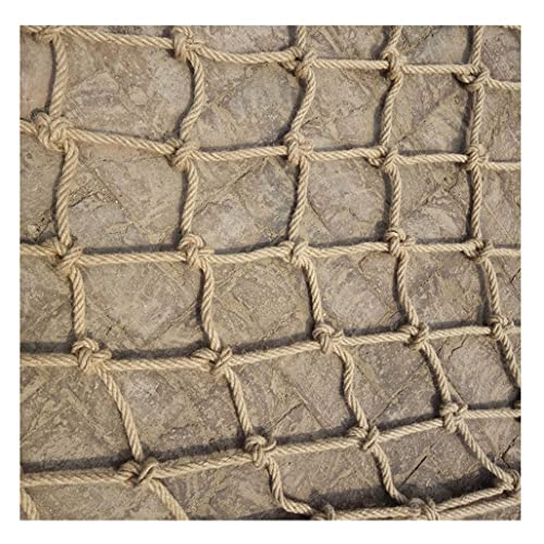 Safety Net Balcony Protection Safety net, Stair Railing net, Ceiling Decoration net, Scenic Fence net, Outdoor Expansion Climbing net, Hand-Woven Hemp Rope net Protective Safety Ro