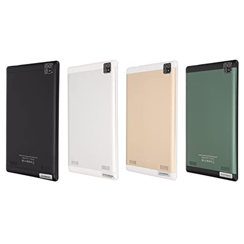 PUSOKEI 8inch Tablet,4GB RAM,64GB ROM,Dual SIM 3G Call,8 Million 16 Million Pixels,WiFi Gaming Tablet PC with 8000mAh Battery(Gold)