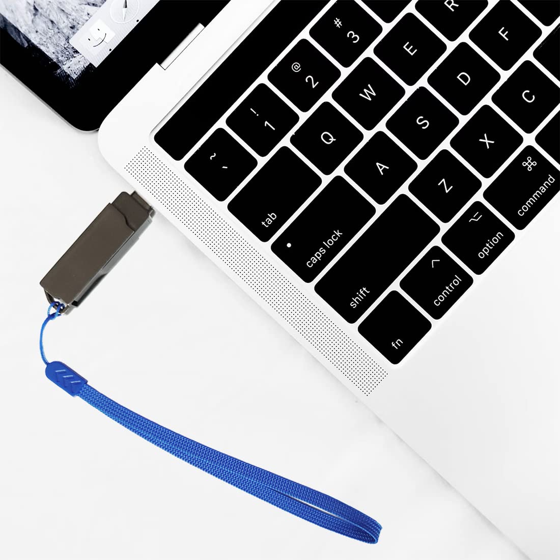 Sartkrin Wrist lanyard hand strap Lanyards small lanyard for Flashlight Outdoor portable water cup USB Flash Drive Cell Phone Key ID Card Badge holder (Multicolor 6 PACK - 2 Black 2 Blue 2 Gray)