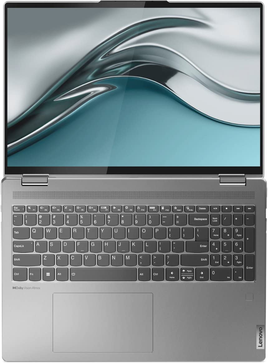 Lenovo 2023 Newest Yoga 7i 2-in-1 Laptop, 16 Inch 2.5k Touchscreen Display, Intel Core i7-1260P Processor, 16GB DDR5 RAM, 1TB SSD, Backlit Keyboard, Windows 11 Home, Arctic Grey