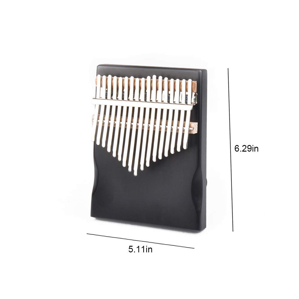 Meech Kalimba Thumb Piano 17 Keys Thumb Piano Instrument Finger Piano Kalimba for Native Instruments 6.69X5.11X0.78Inch