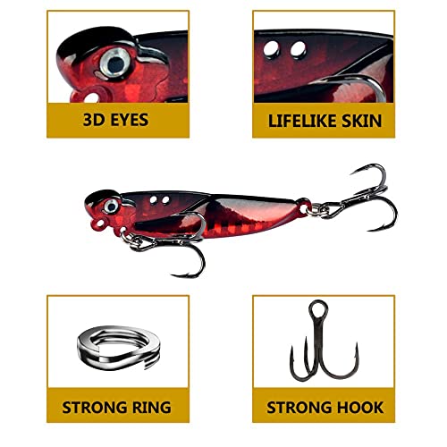 Kedelack Fishing Lure Long Range Fishing Accessories Fishing Tools Simulation Insect Grasshopper Shaped Artificial Bait (Color : Large)