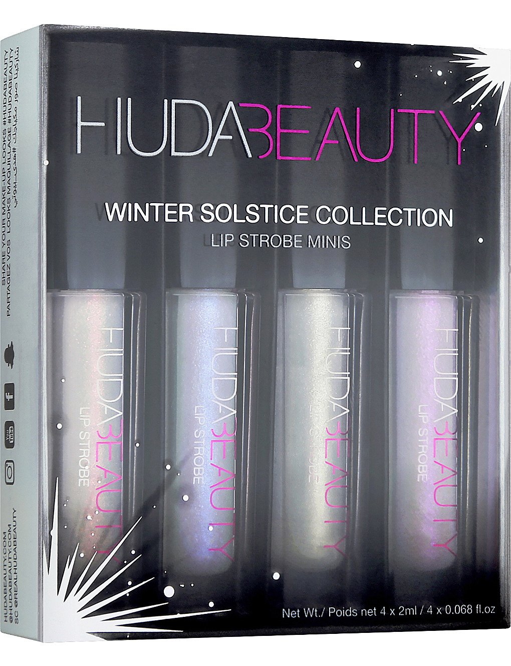 Huda Beauty Winter Solstice Collection - Lip Strobe Minis