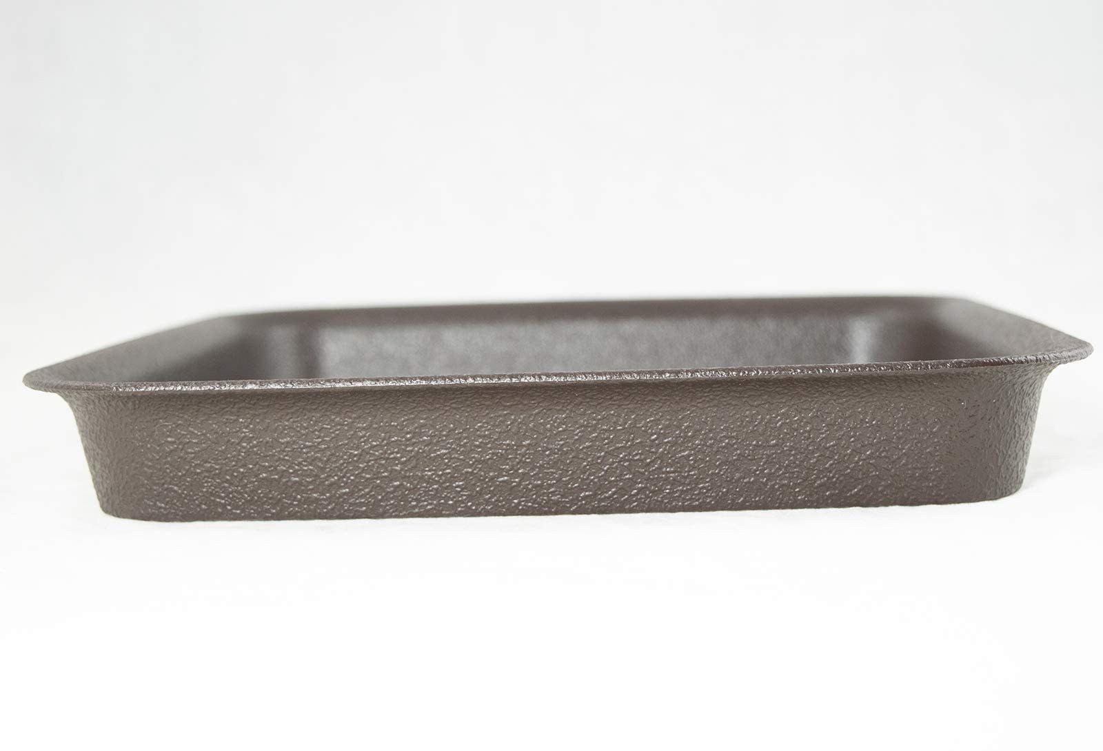 Square Plastic Humidity Tray for Bonsai Tree and Indoor Plants (Inner) 7.25"x 7.25"x 1" - Dark Brown