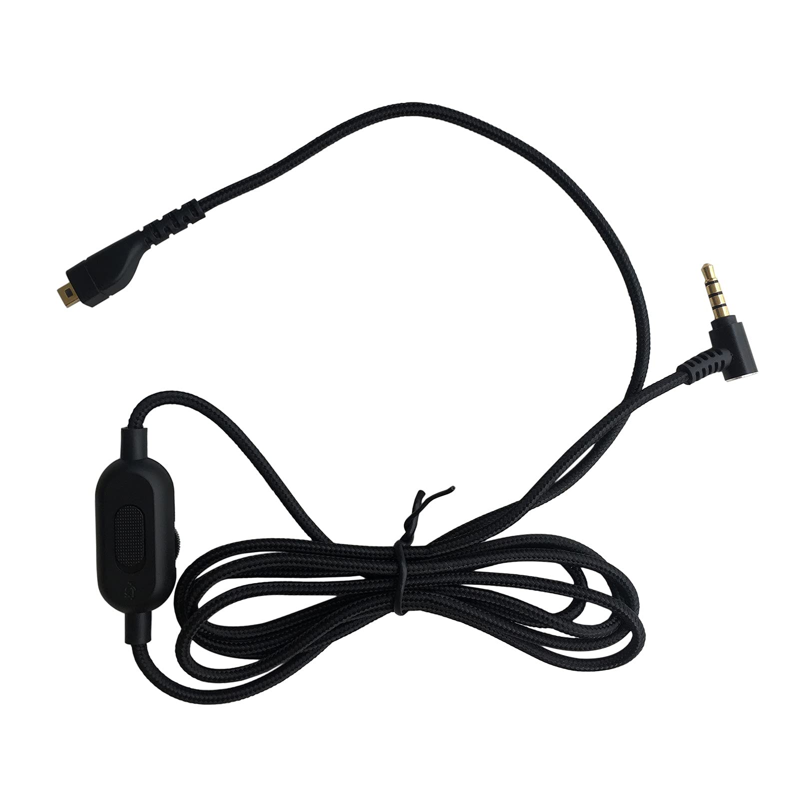 Meijunter Replacement Inline Mute Cable Compatible with SteelSeries Arctis 3/Arctis 5/Arctis 7/Arctis Pro Gaming Headset - Remote Volume Control Cord