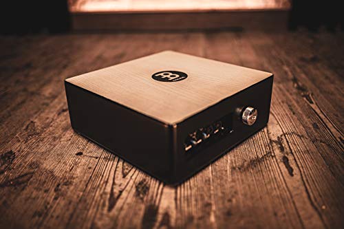 Meinl Percussion Pickup Cajon Snare with Electronics for Amp or PA System, Includes Standard Brushes β NOT Made in China β American White Ash/MDF, 2-Year Warranty (TMPPCS)