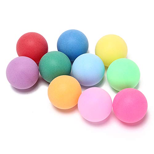 KENTLI 60Pcs/Pack Yellow Professional Training Ping Pong Balls 40mm 2.4g Entertainment Table Tennis Balls Mixed Colors for Game Gift Advertising (White)