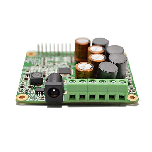 LANDZO Raspberry Pi HiFi AMP HAT TAS5713 Amplifier Audio Module 25W Class-D Power Sound Card Expansion Board for Raspberry Pi 4 3 B+ Pi Zero Nichicon Capacitor