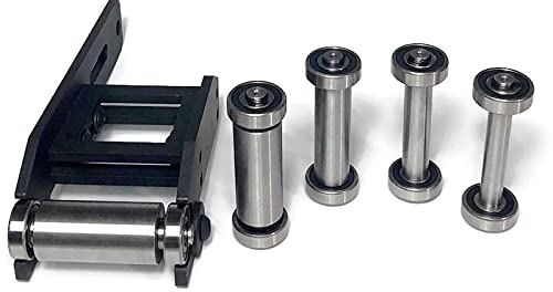 Nylon-Pulley Belt Grinder 2x72 Small Wheel Holder Set 5 Sizes For knife Grinders Knife Making, 7.8In, 7.8