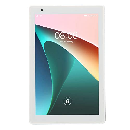 soobu 8 Inch Tablet, 8 Inch Portable Tablet 100-240V 1960x1080 IPS Screen 4G RAM 64G ROM for Home for Travel (US Plug)