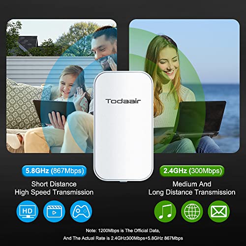 Outdoor WiFi Extender 1 Pack + RGB Smart Fairy Light 1 Pack