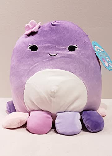 KellyToy Squishmallows 8 inch Violet The Purple Octopus Sea Life Squad Plush Stuffed Toy