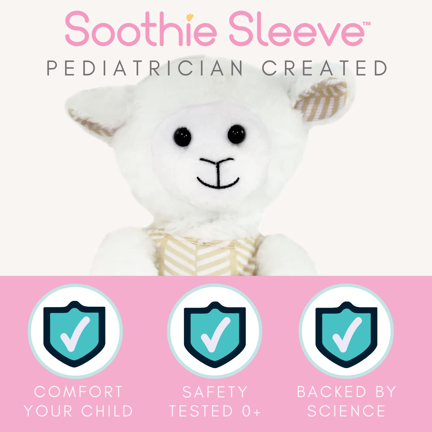 Soothie Sleeve, a Pediatrician Designed Plush, Uses a Parent's Scent to Soothe Baby or Child (Gift Box w/Board Book, Safety Tested for 0+), Bundle