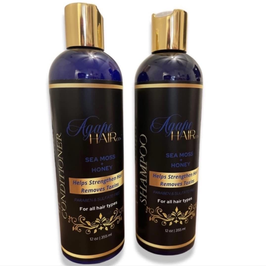 Sea Moss Detox Shampoo and Conditioner Set