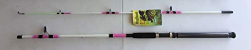 Kinghawk 2-Section Pink 8' Catfish Rod - 15-30 LB Line Weight/Spinning/Sale for 38.99 (New)