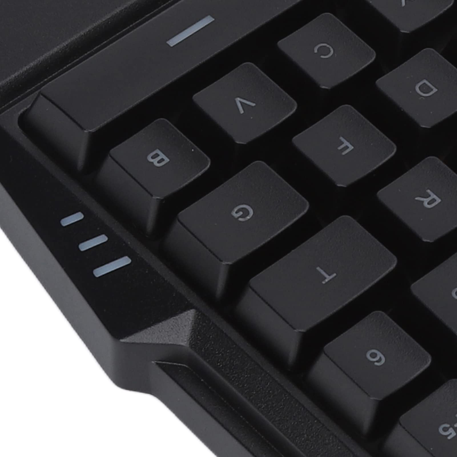 Onehanded Gaming Keyboard, 35key Keyboard with Wired USB Converter for Gaming