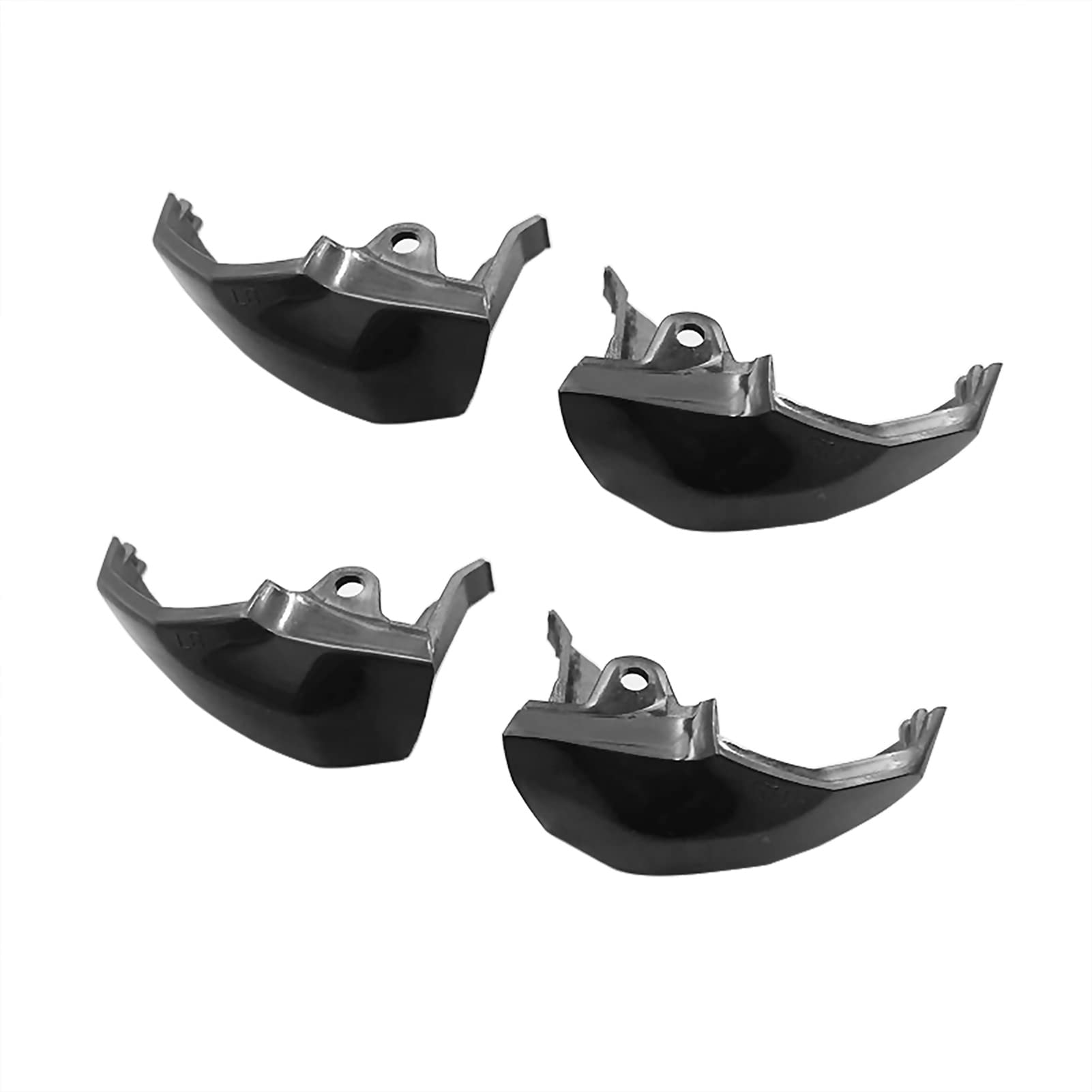 New for XboxOne Controller Bumper Buttons Black Pack 2 Replacement, Compatible with for Xbox One 1st Gen Wireless Controllers Model 1537, LB RB Extra Button Covers 4 PCS Set Spare Parts