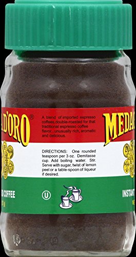 Medaglia D'Oro Espresso Style Instant Coffee, 2 Ounces (Pack of 12)